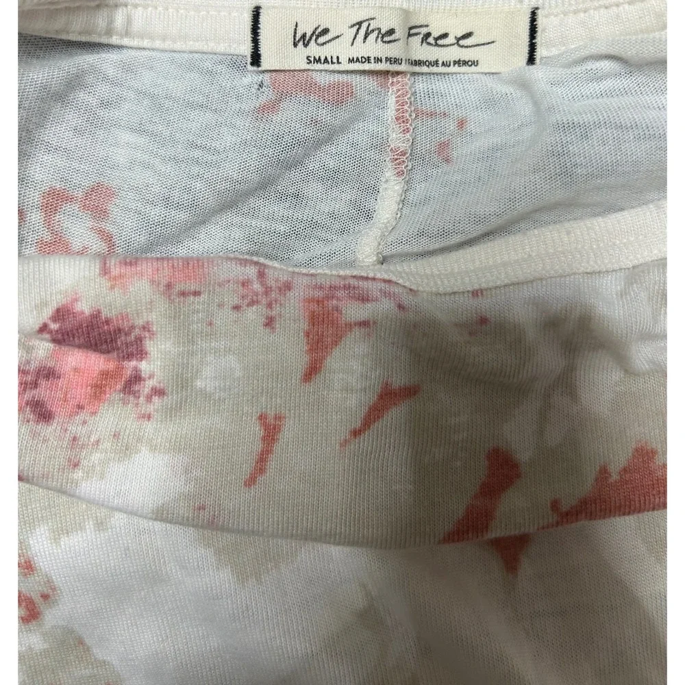 We The Free | Tops | We The Free Free People Pink Floral Long Sleeve ...